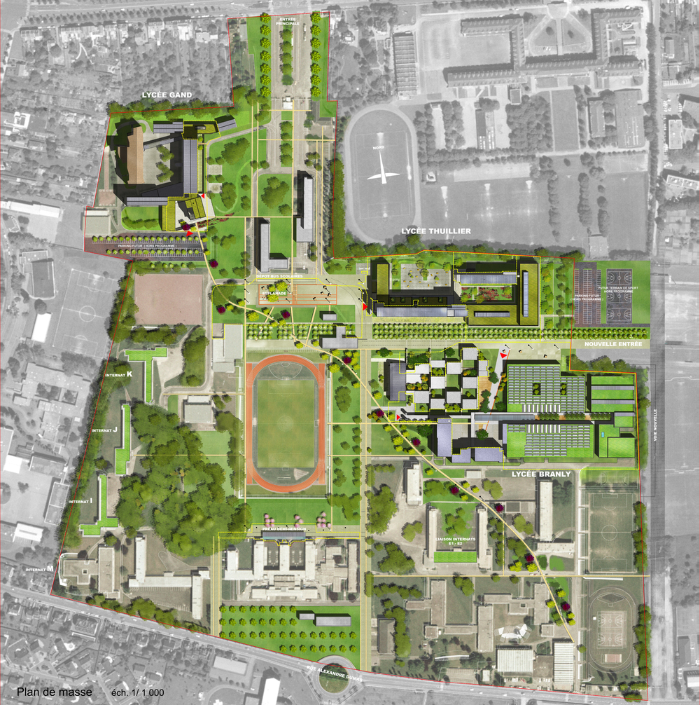 Lycée Gand Amiens | Atelier Une Architecture